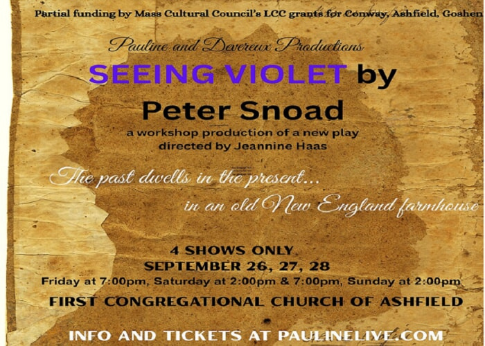Seeing Violet by Peter Snoad | Western Mass Arts Events