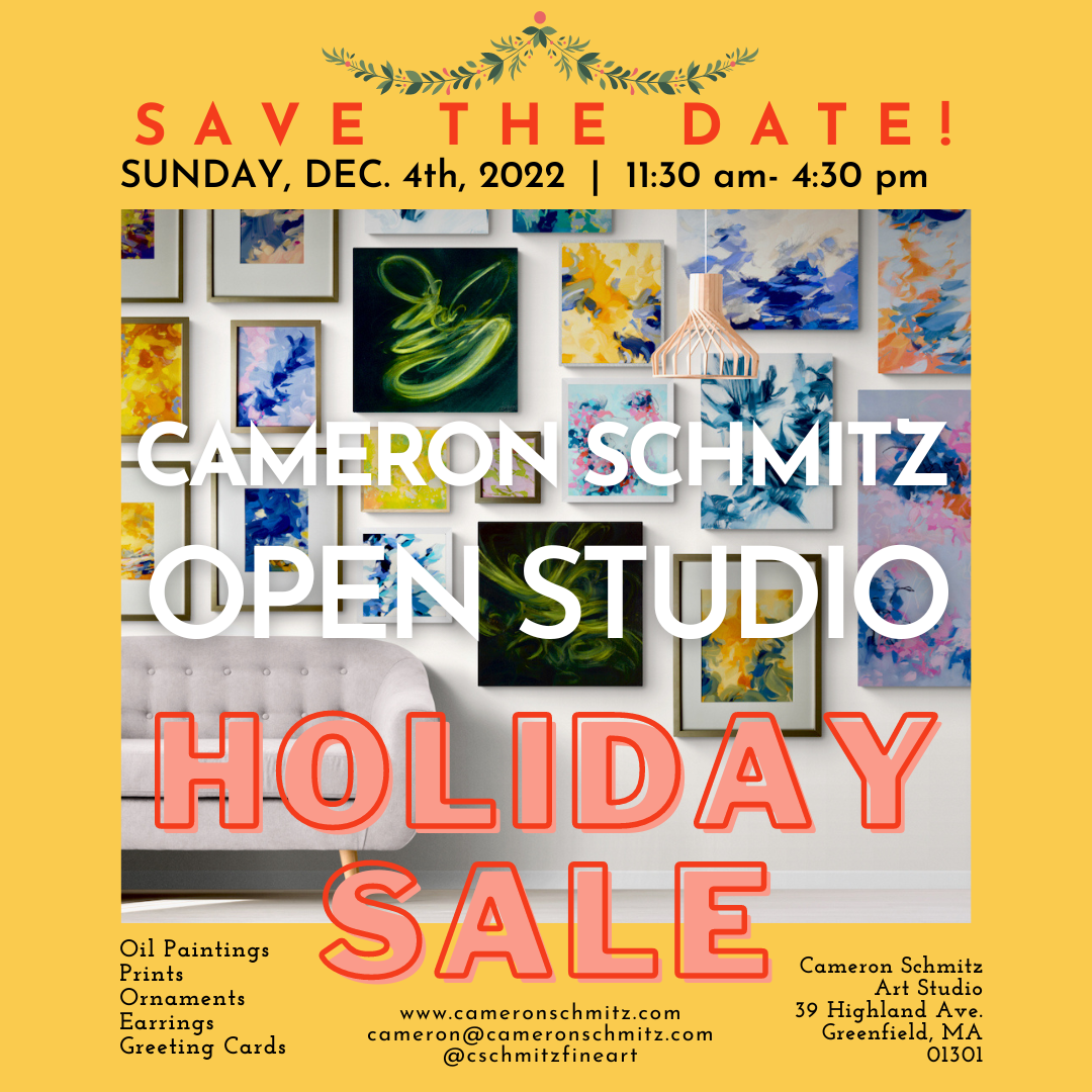 Cameron Schmitz Open Studio Holiday Sale