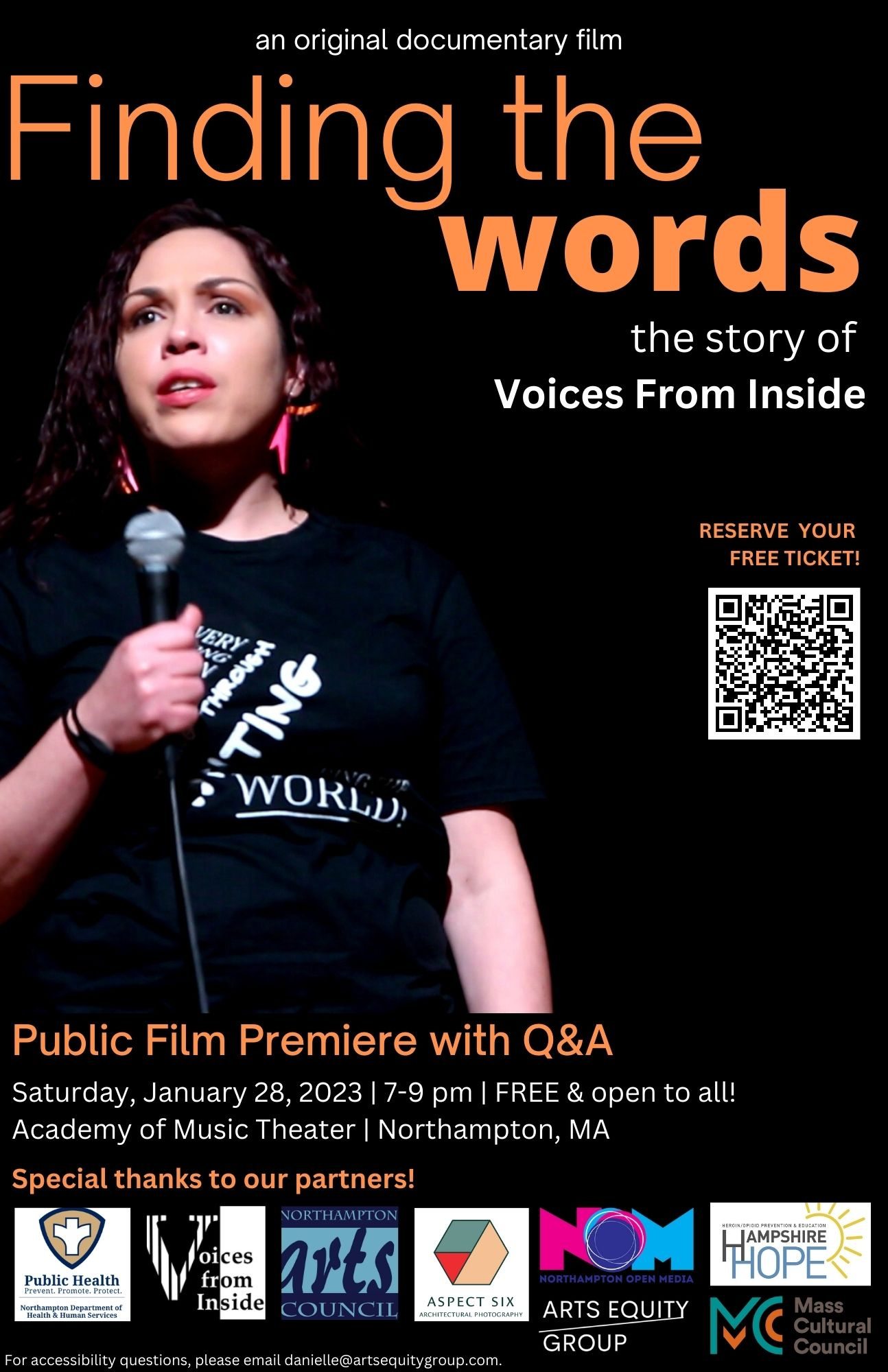 Finding the Words: the Story of Voices from Inside Film Premiere